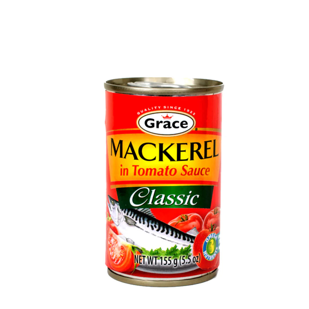 GRACE TIN MACKEREL 155g X 100 – Rex Distributors